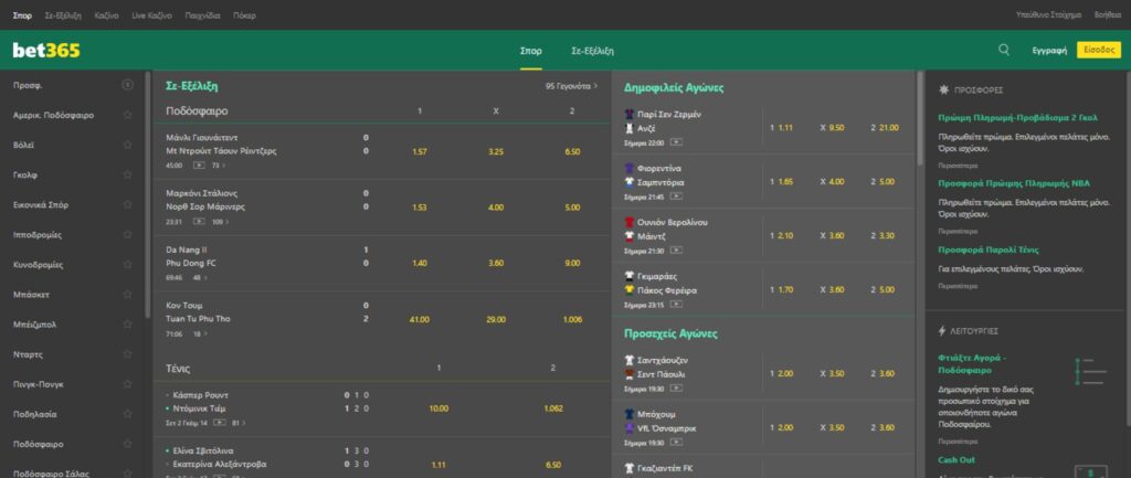 Bet365 Αξιολόγηση 磊 (Περιλαμβάνει Κριτικές Παικτών)